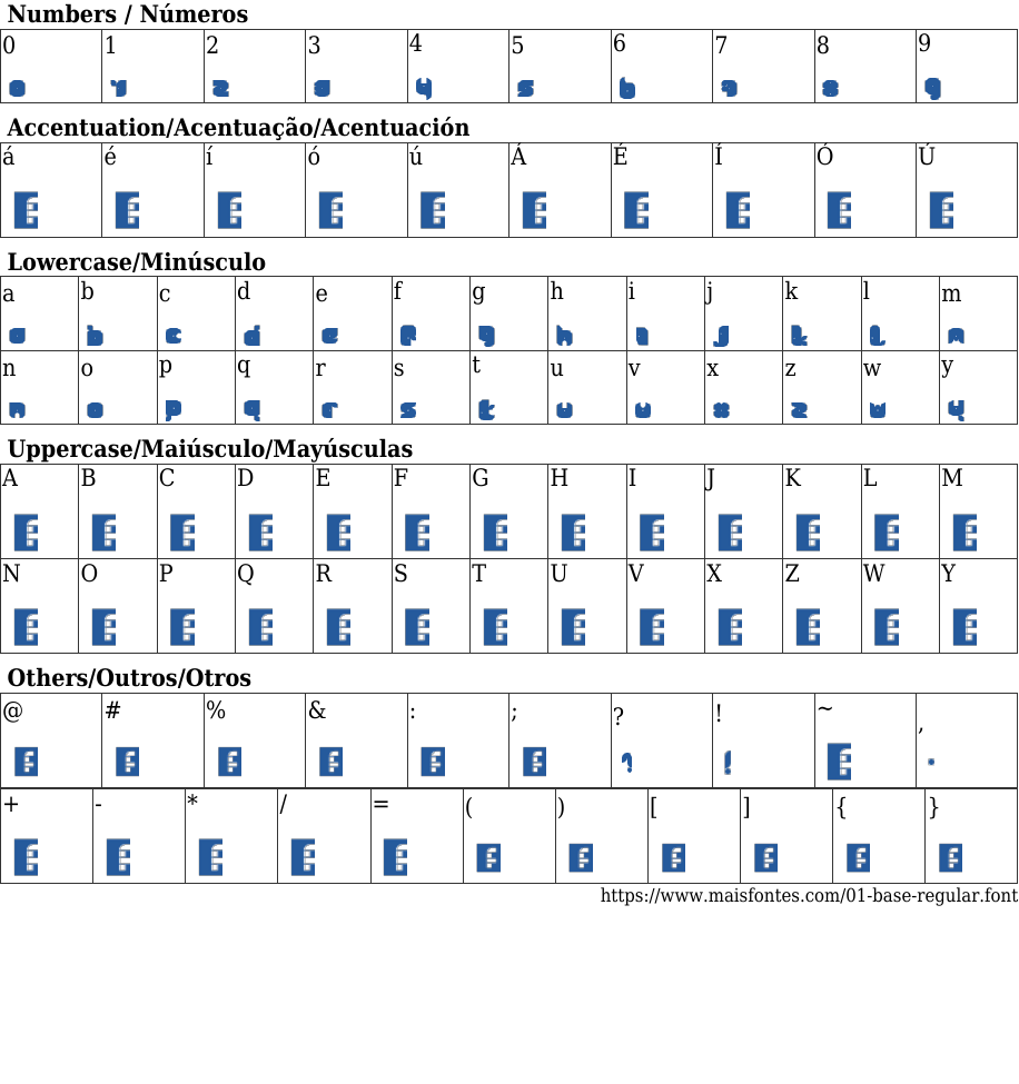 01 BASE Regular: Free Font Download | MaisFontes