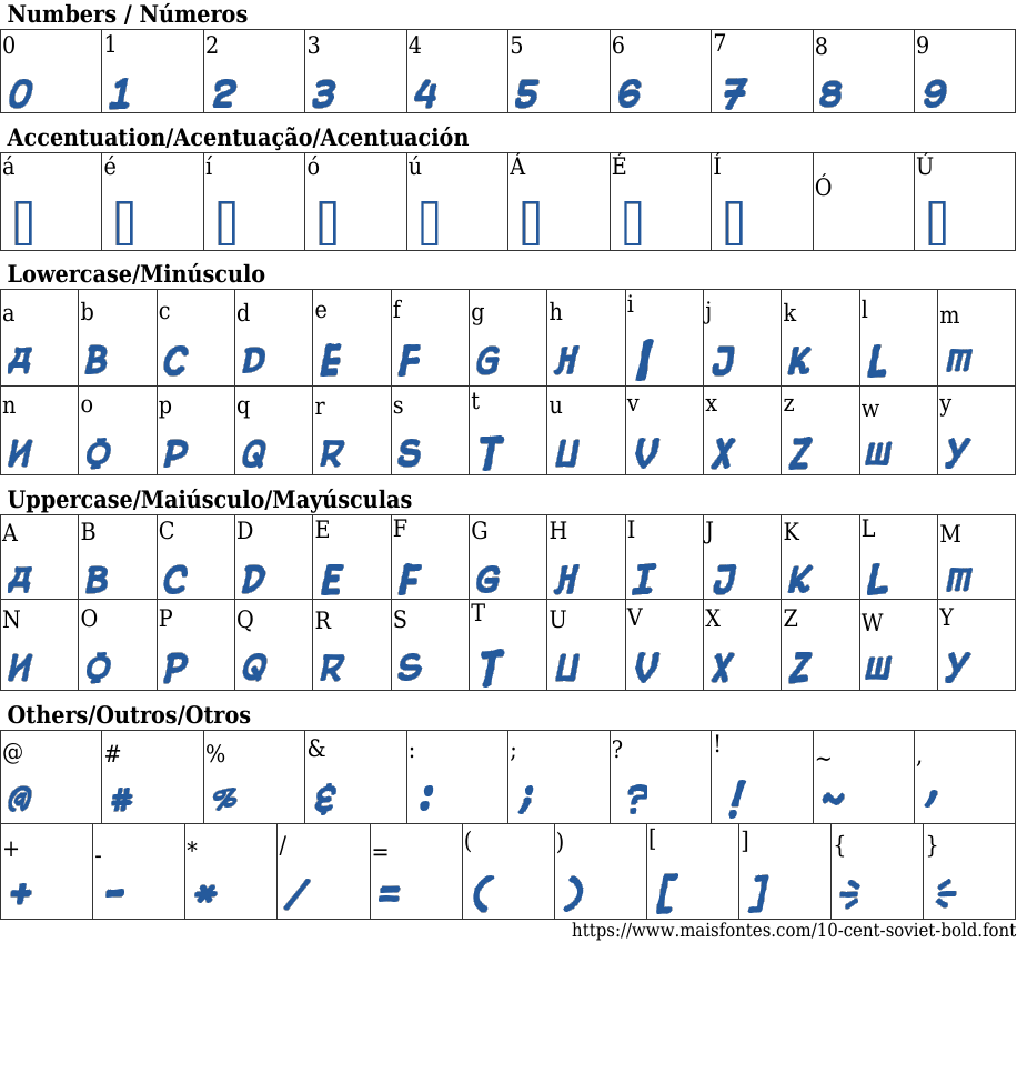 10 Cent Soviet Bold: Free Font Download | MaisFontes