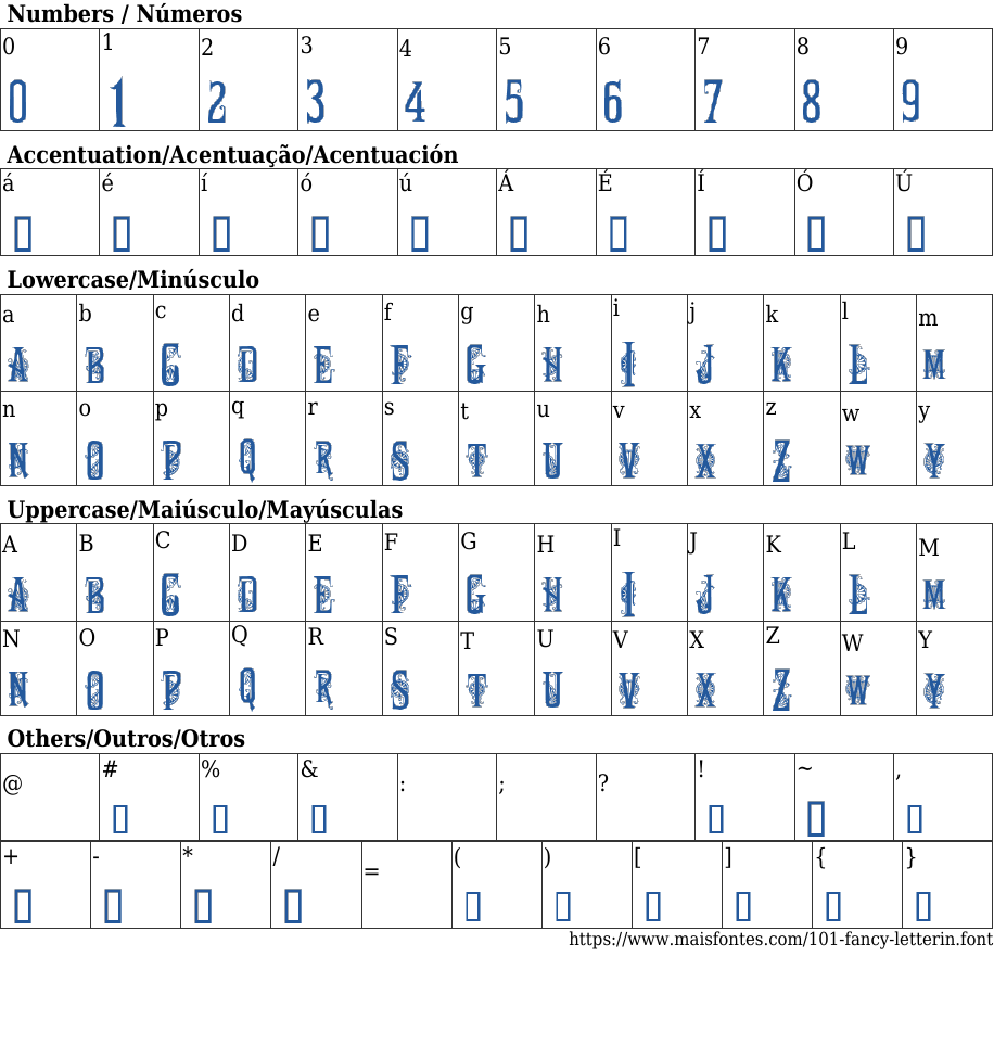 101 Fancy Letterin: Baixar Fonte Grátis | MaisFontes