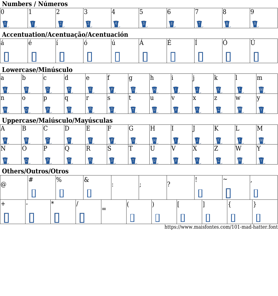 101 Mad Hatter: Free Font Download | MaisFontes