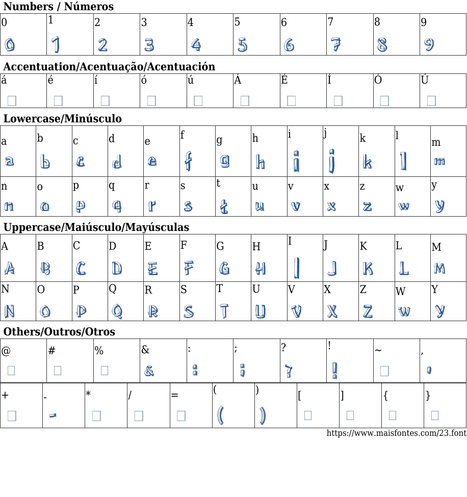 23: Free Font Download | MaisFontes