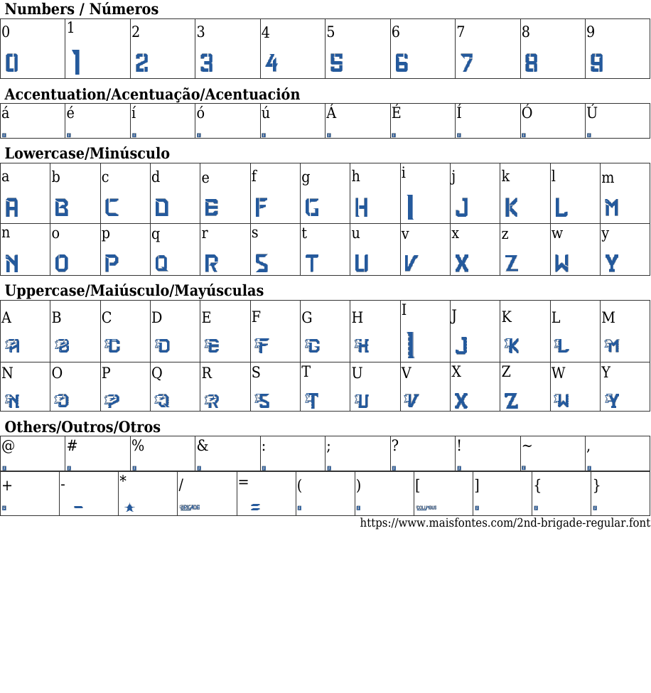 2nd Brigade Regular: Baixar Fonte Grátis | MaisFontes