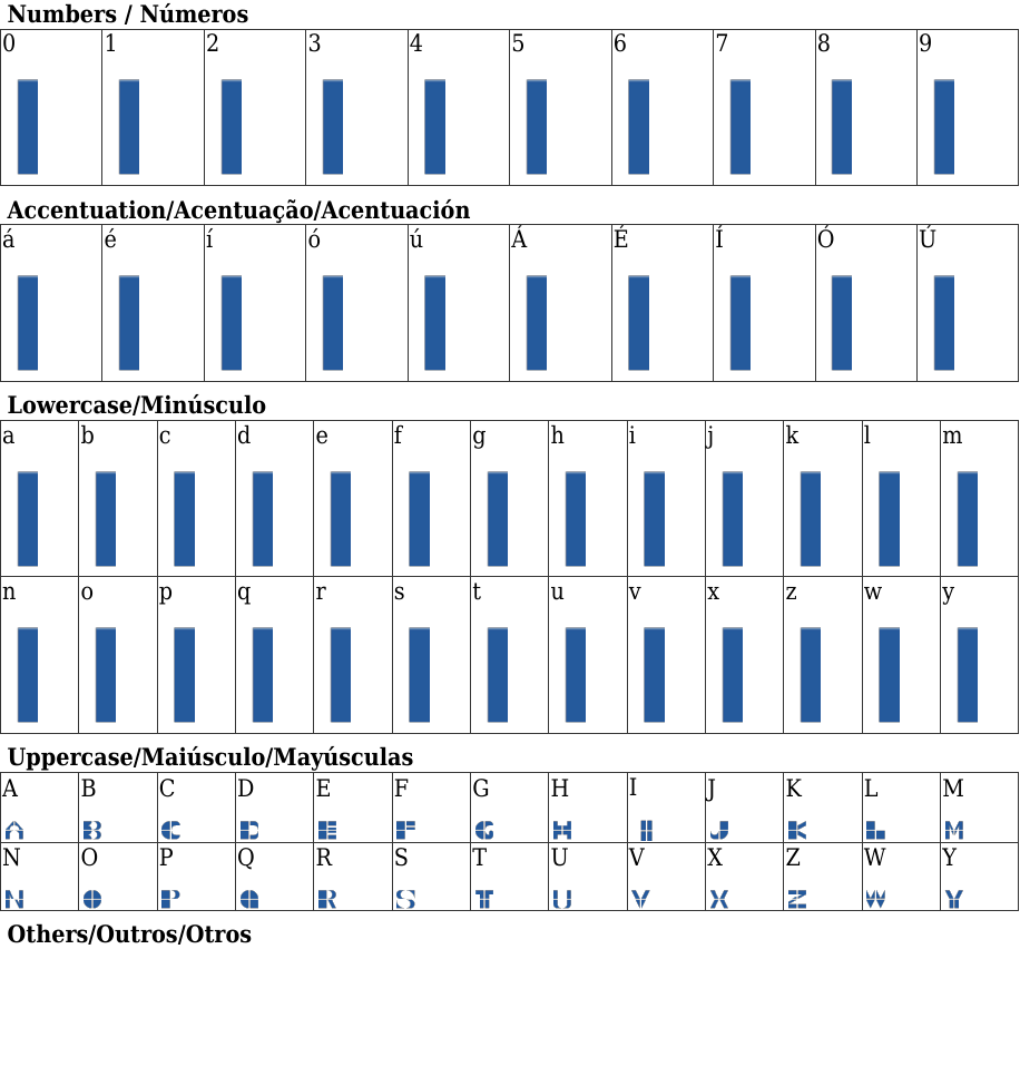 2x2 letters Regular Font: Free Download | MaisFontes