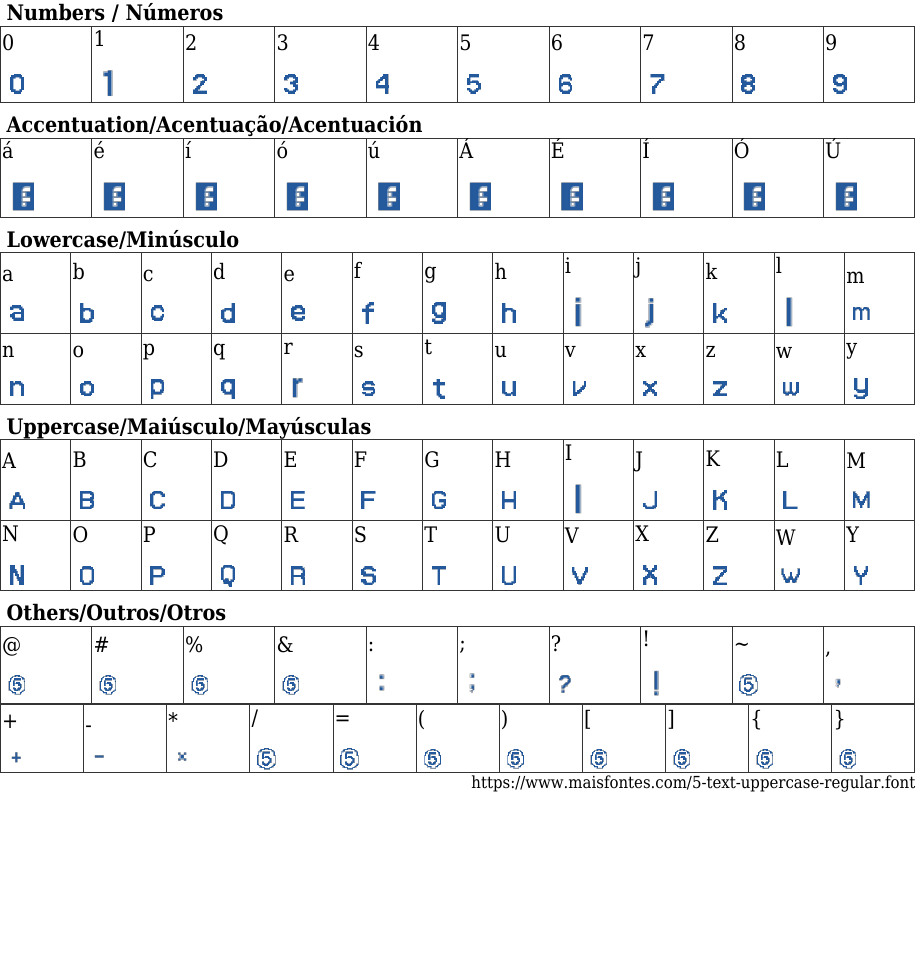 5 Text Uppercase Regular: Baixar Fonte Grátis | MaisFontes