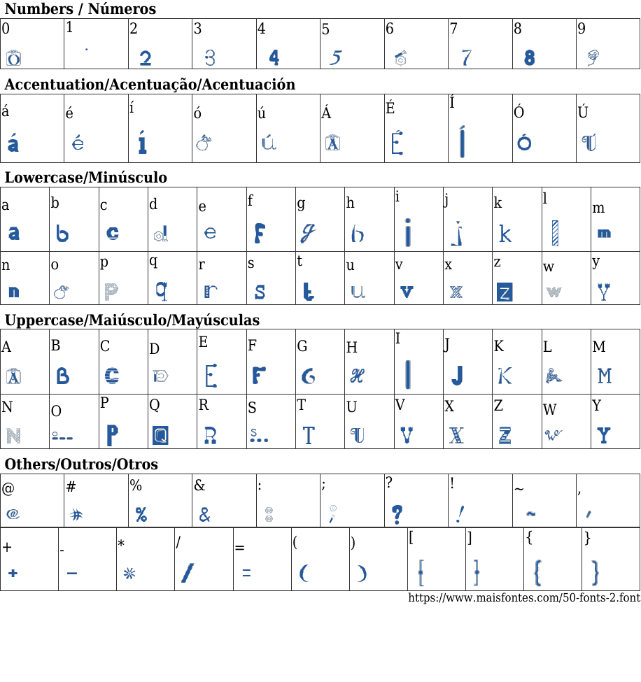 50 Fonts 2: Free Font Download | MaisFontes