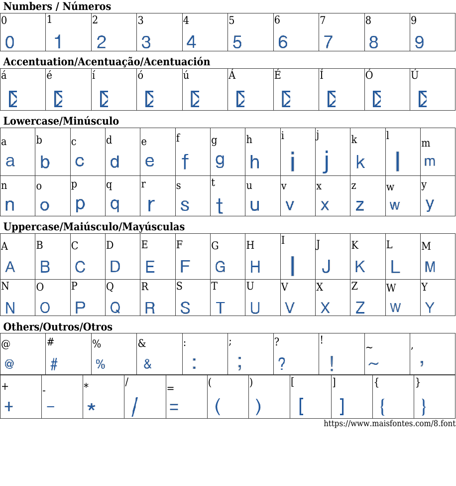 8: Free Font Download | MaisFontes