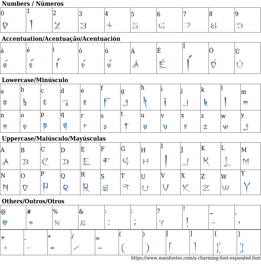 A Charming Expanded font download | MaisFontes.com