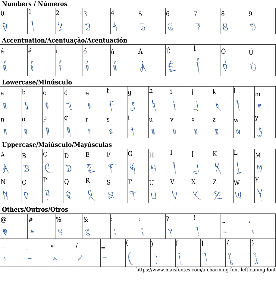 A Charming Left Leaning: Baixar Fonte Grátis | MaisFontes