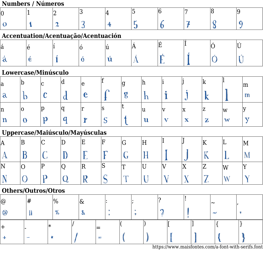 A Font with Serifs: Baixar Fonte Grátis | MaisFontes