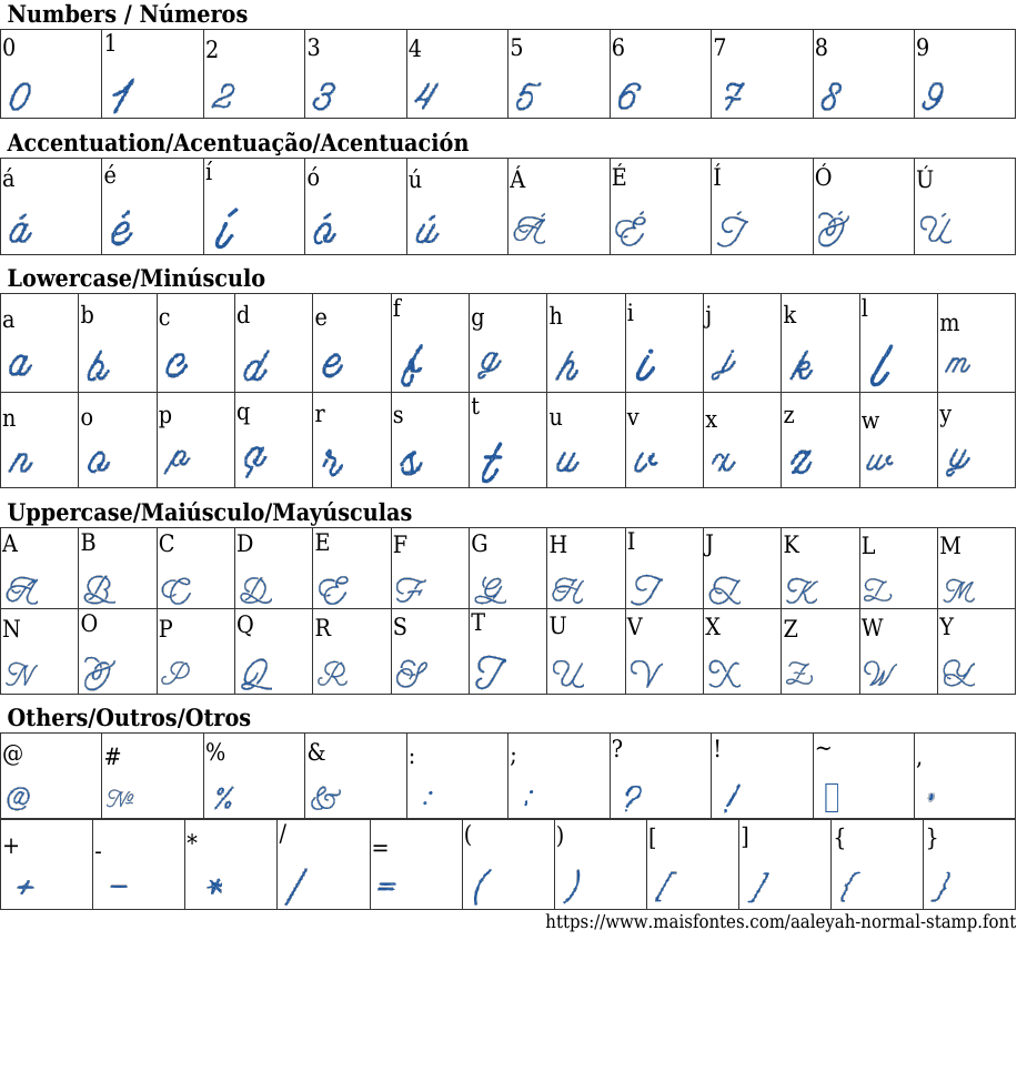 Aaleyah Normal Stamp: Free Font Download | MaisFontes