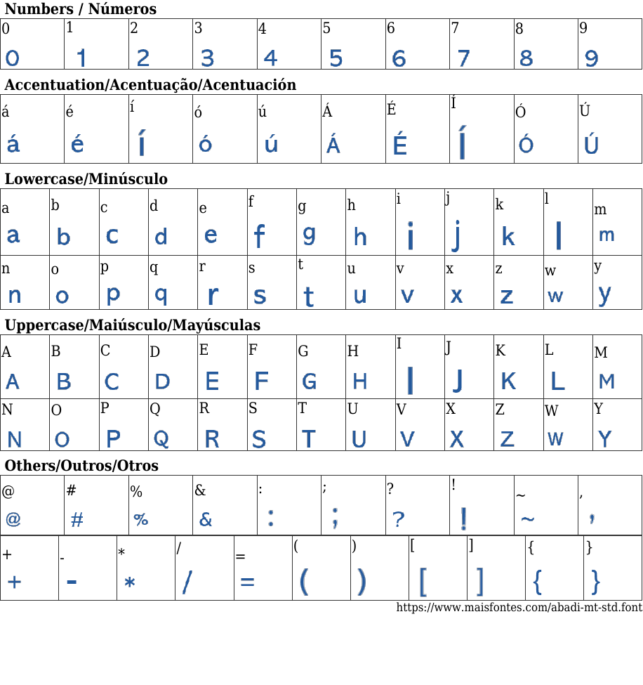 Abadi MT Std: Download Free Font | MaisFontes
