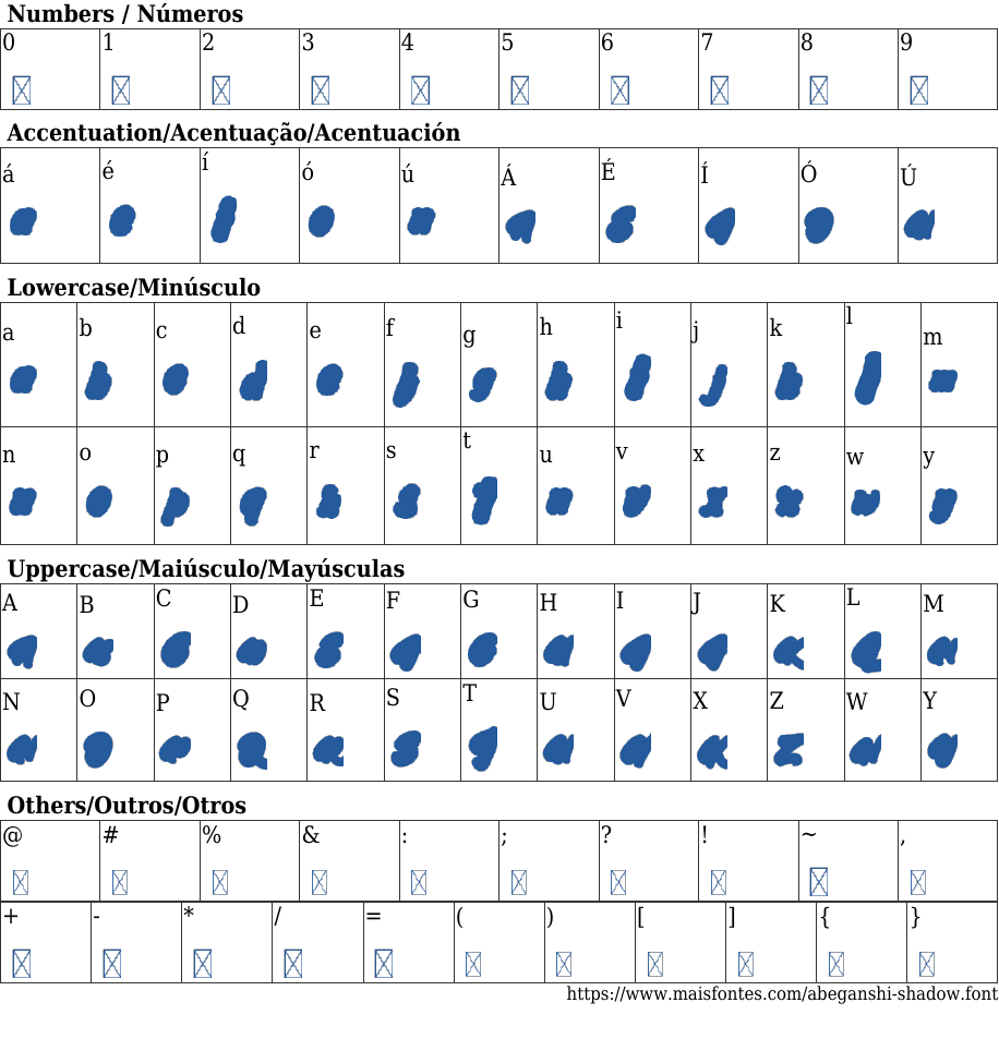 Abeganshi Shadow: Baixar Fonte Grátis | MaisFontes