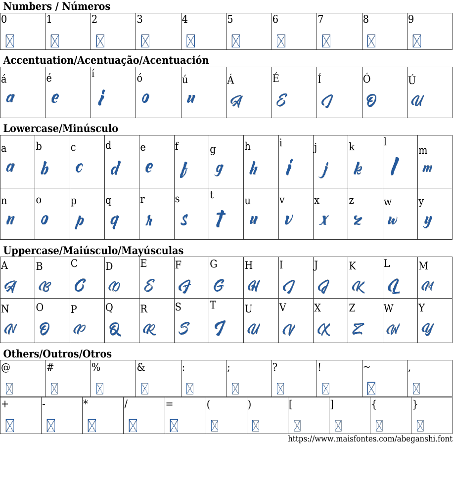 Abeganshi: Baixar Fonte Grátis | MaisFontes