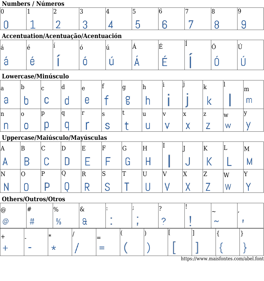 Abel Font: Free Download | MaisFontes
