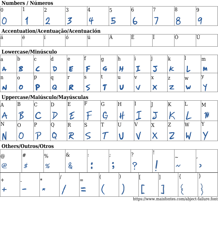 Abject Failure Font: Free Download | MaisFontes