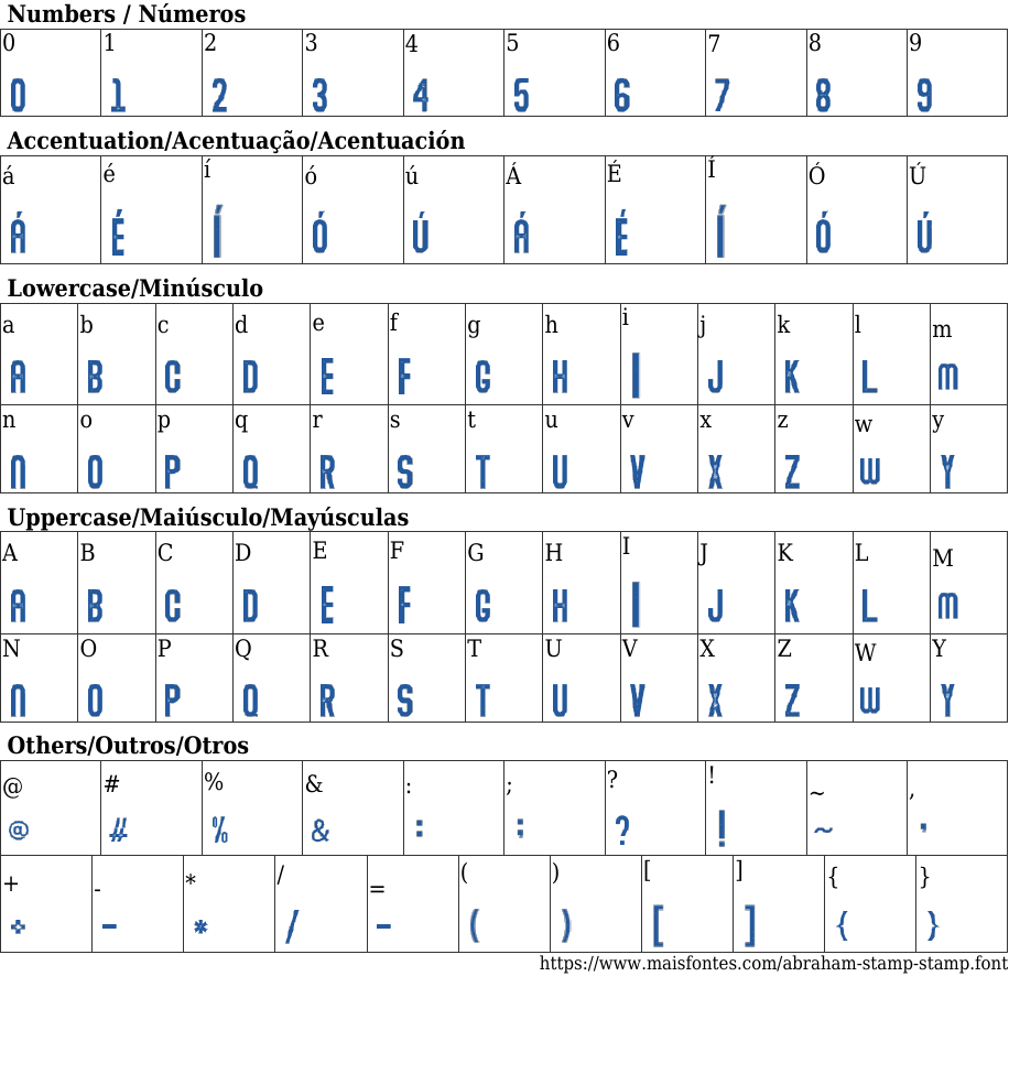 Abraham Wide Stamp: Free Font Download | MaisFontes
