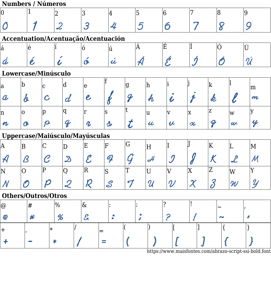 Abrazo Script SSi Bold: Baixar Fonte Grátis | MaisFontes
