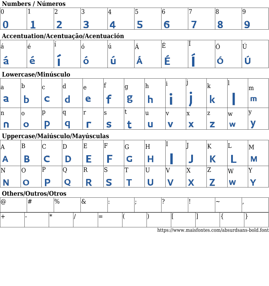 Absurd Sans Bold: Free Font Download | MaisFontes