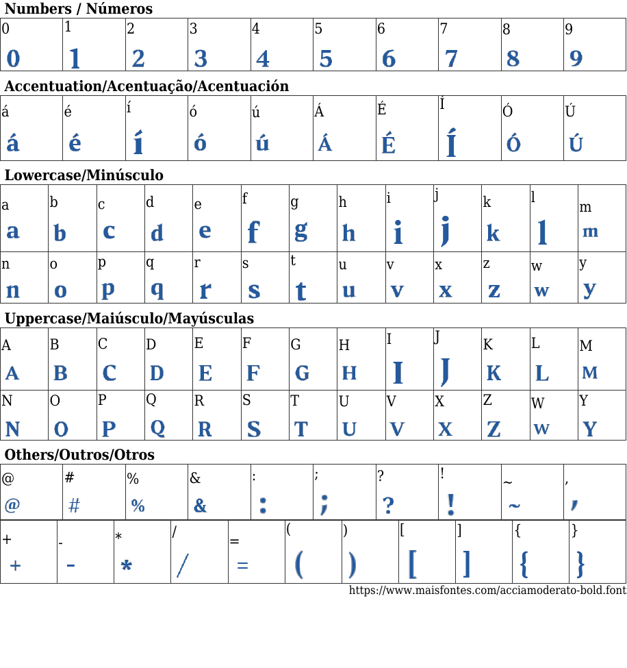 Accia Moderato Bold Font: Free Download | MaisFontes