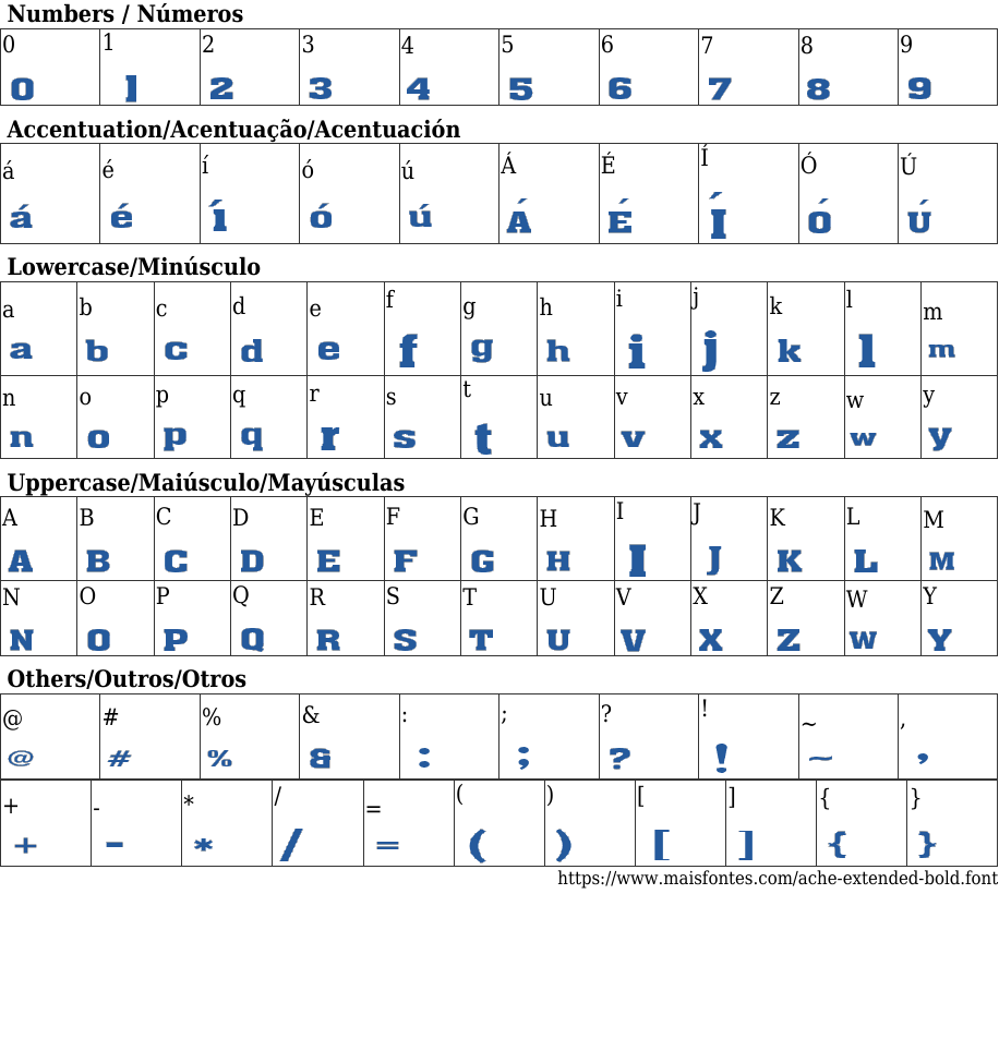 Ache Extended Bold: Baixar Fonte Grátis | MaisFontes