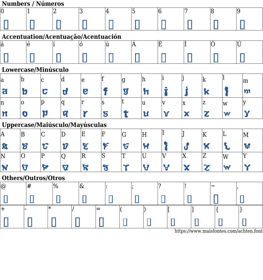Achten: Free Font Download | MaisFontes