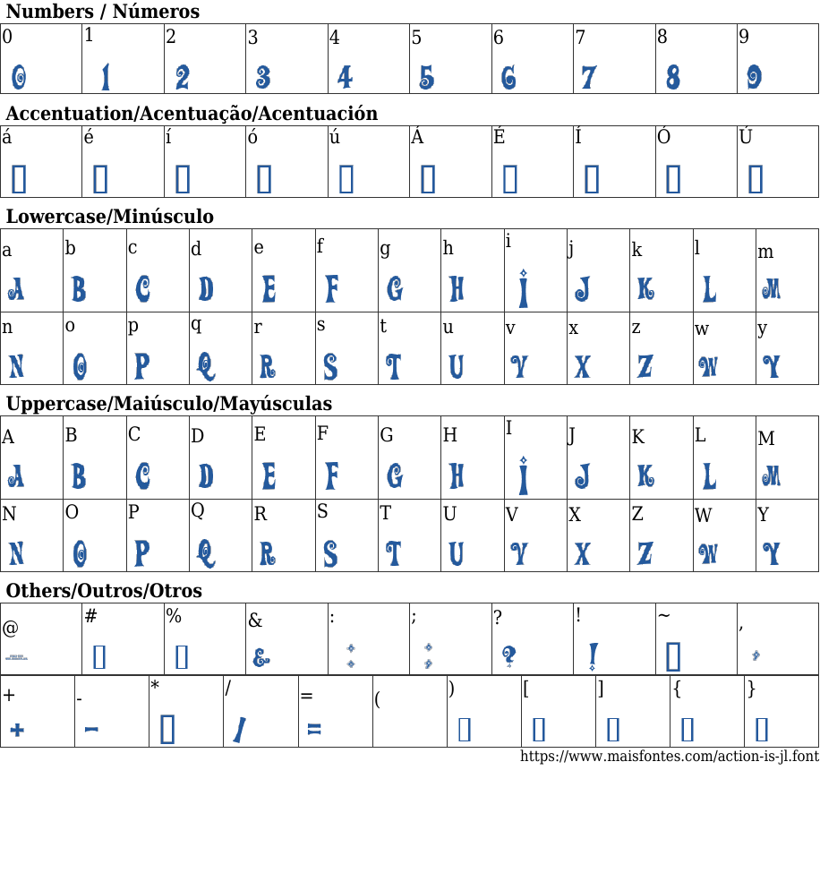 Action Is JL: Free Font Download | MaisFontes