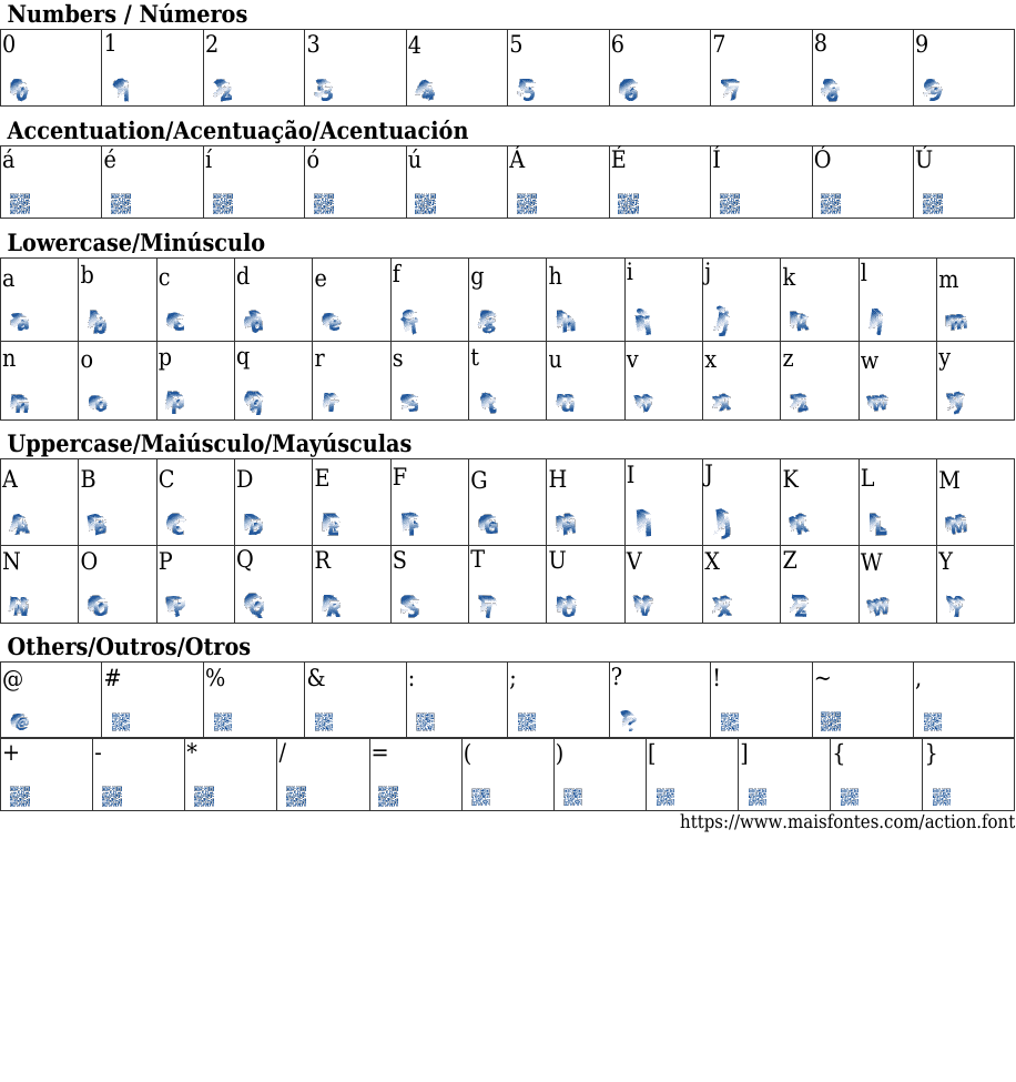 Action: Free Font Download | MaisFontes