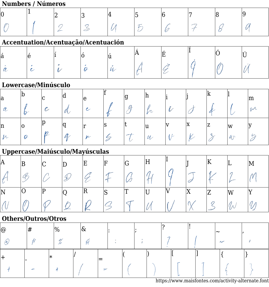 Activity Alternate Font: Free Download | MaisFontes