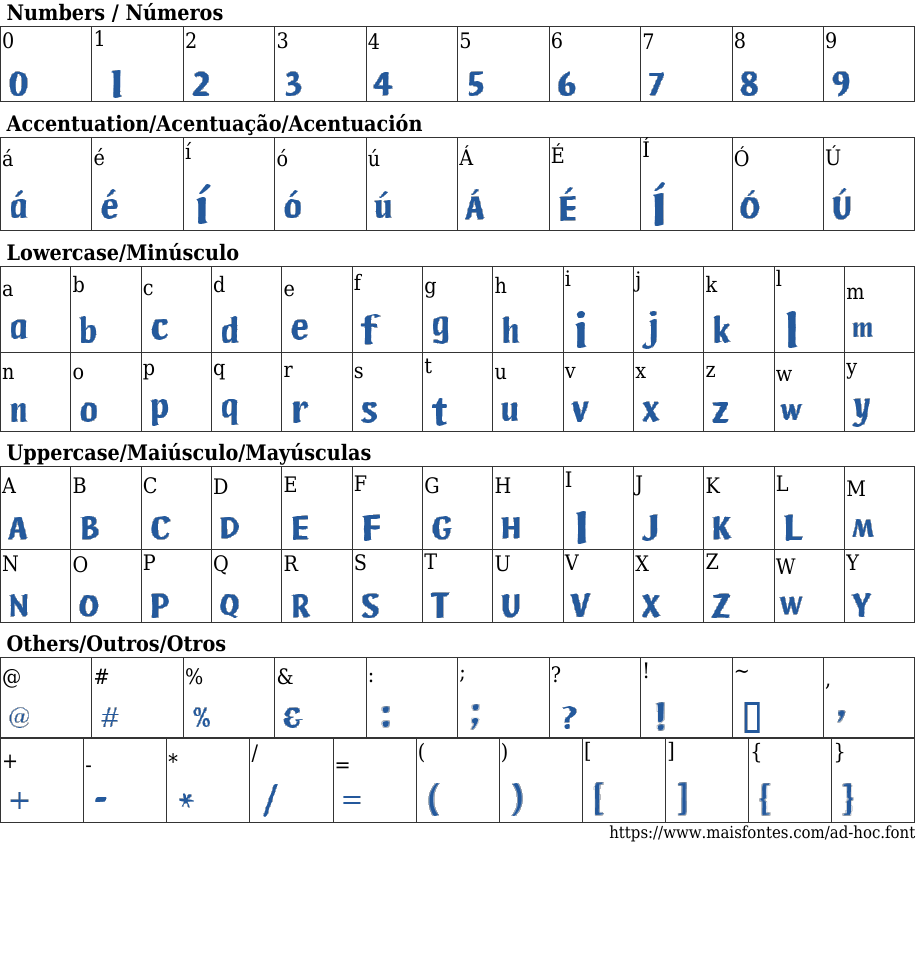 Ad Hoc Font: Free Download | MaisFontes
