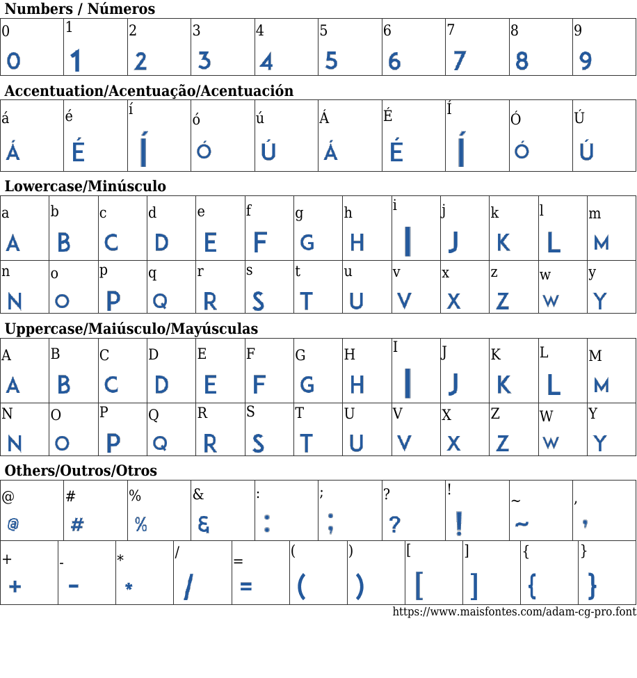ADAM CG PRO: Baixar Fonte Grátis | MaisFontes