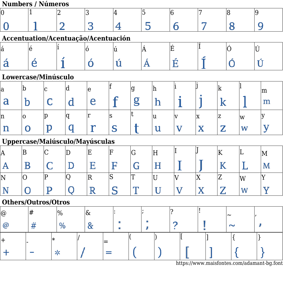 Adamant BG: Free Font Download | MaisFontes
