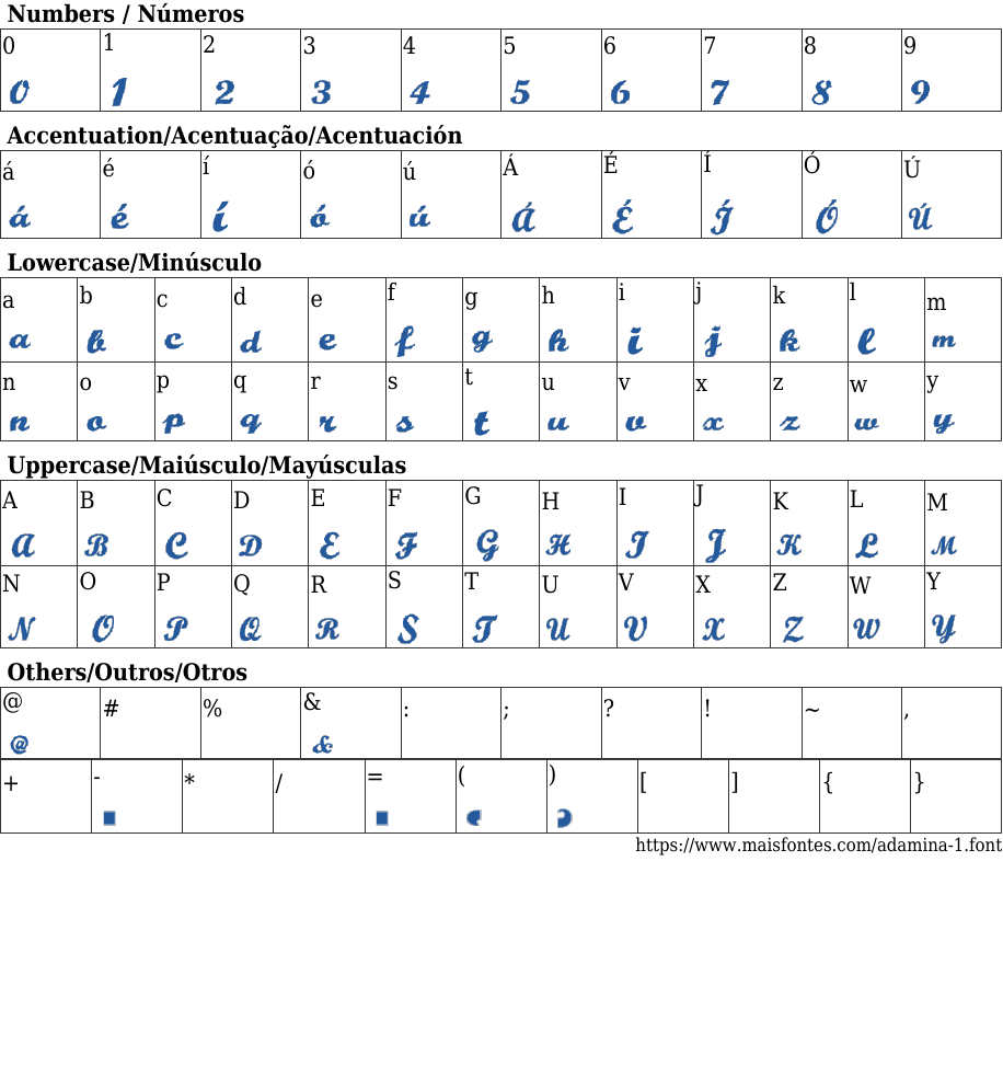 Adamina Script: Baixar Fonte Grátis | MaisFontes
