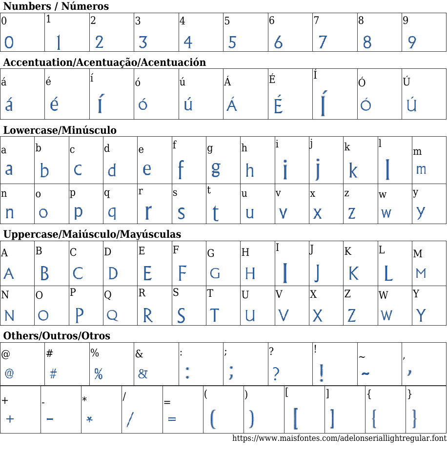 Adelon Serial Light Font: Free Download | MaisFontes