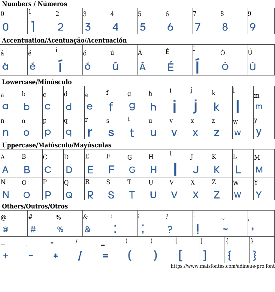 Adineue Pro：免费字体下载 | MaisFontes