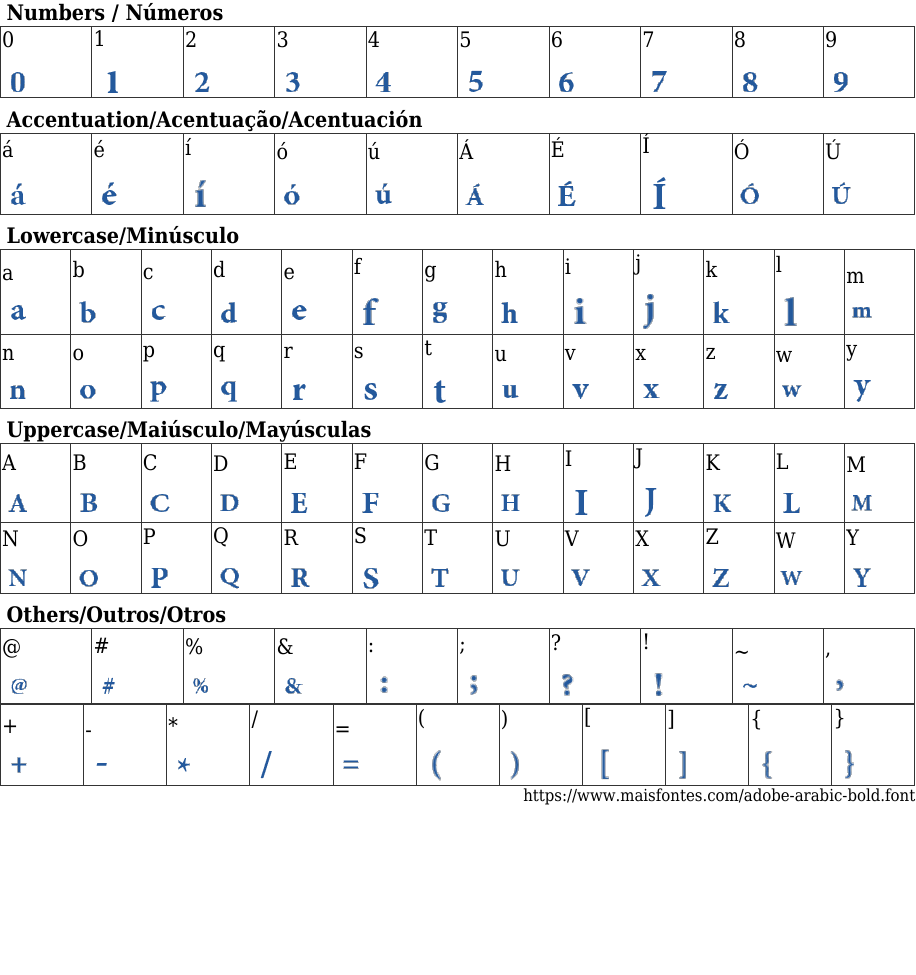 Adobe Arabic Bold: Free Font Download | MaisFontes