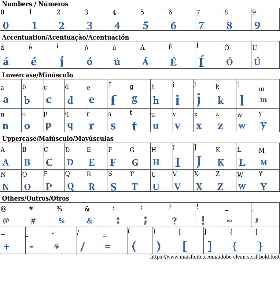 Adobe Clean Serif Bold: Free Font Download | MaisFontes