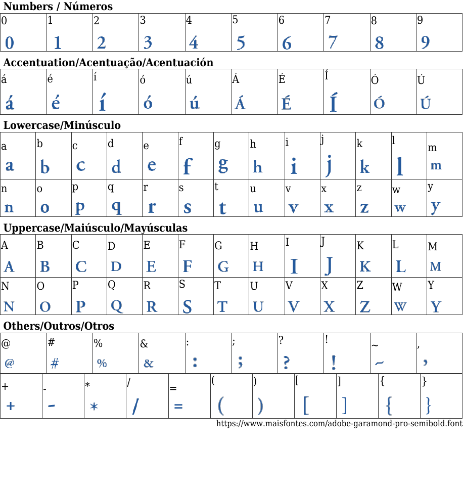 Adobe Garamond Pro Semibold: Free Font Download | MaisFontes
