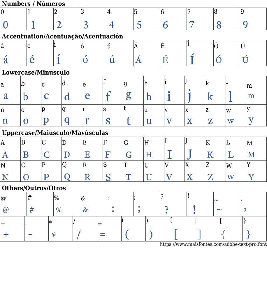 Adobe Text Pro: Free Font Download | MaisFontes