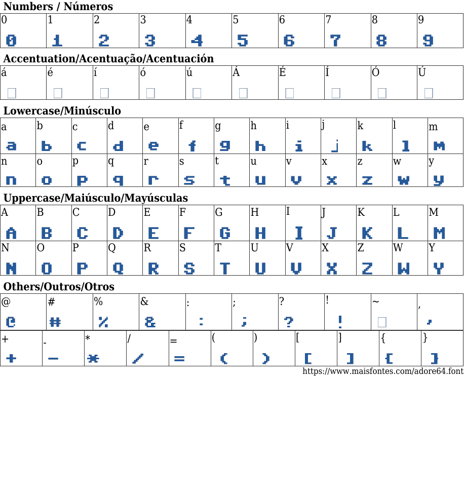 Adore 64bits Font: Free Download | MaisFontes