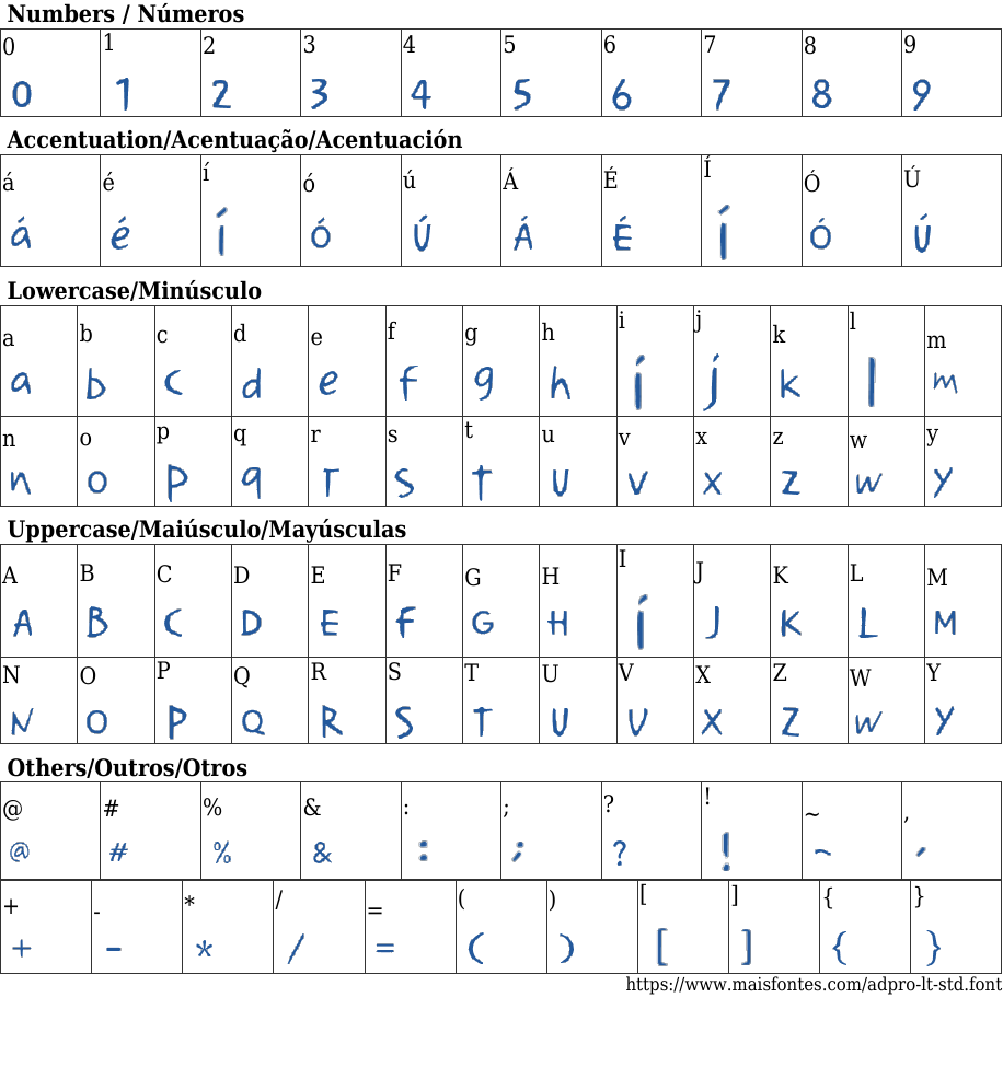 AdPro LT Std Font: Free Download | MaisFontes