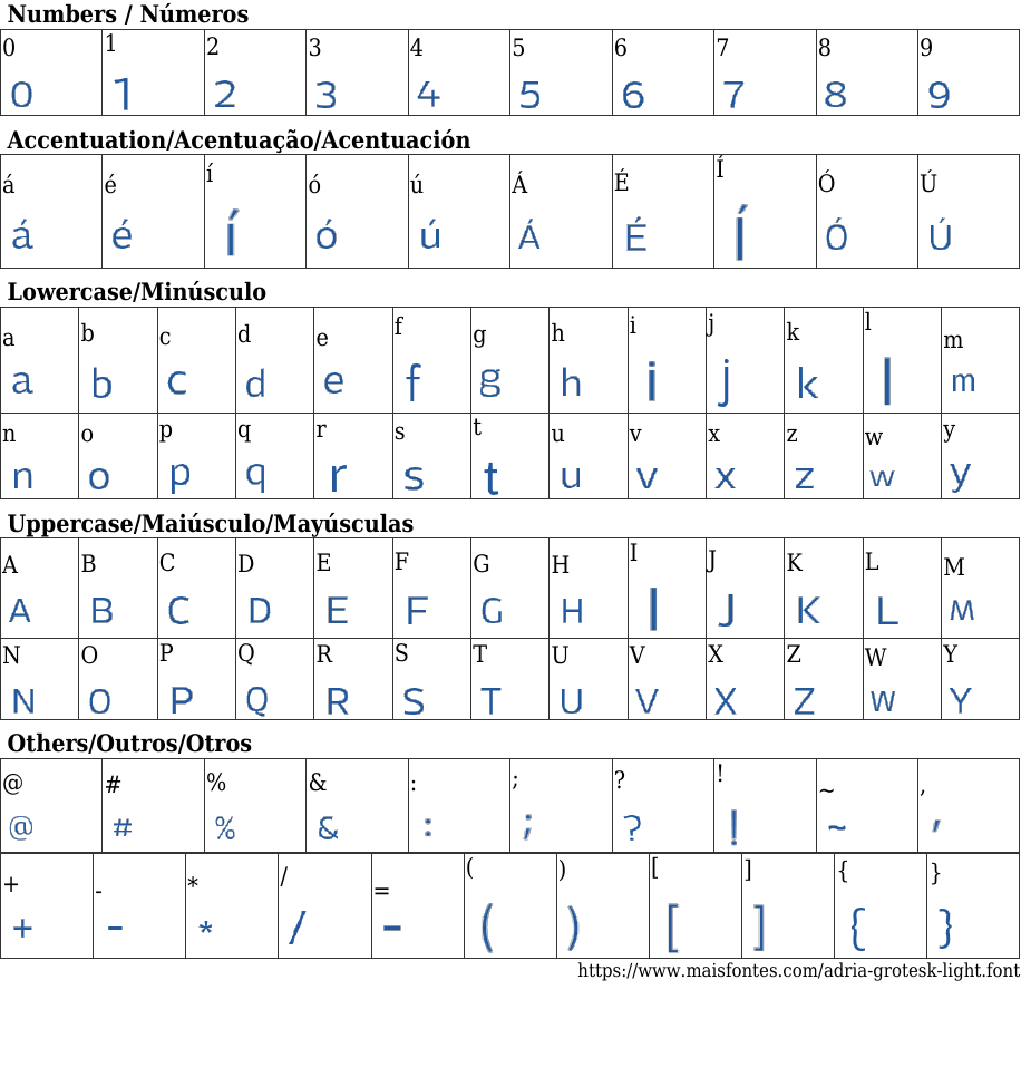 Adria Grotesk Light Font: Free Download | MaisFontes