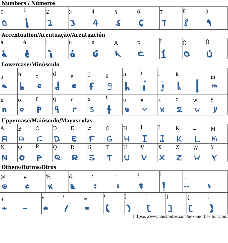 AEZ another: Baixar Fonte Grátis | MaisFontes