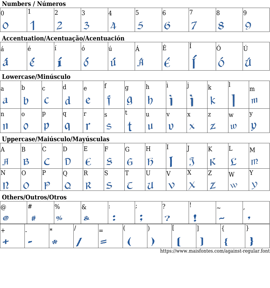 Against Regular Font: Free Download | MaisFontes
