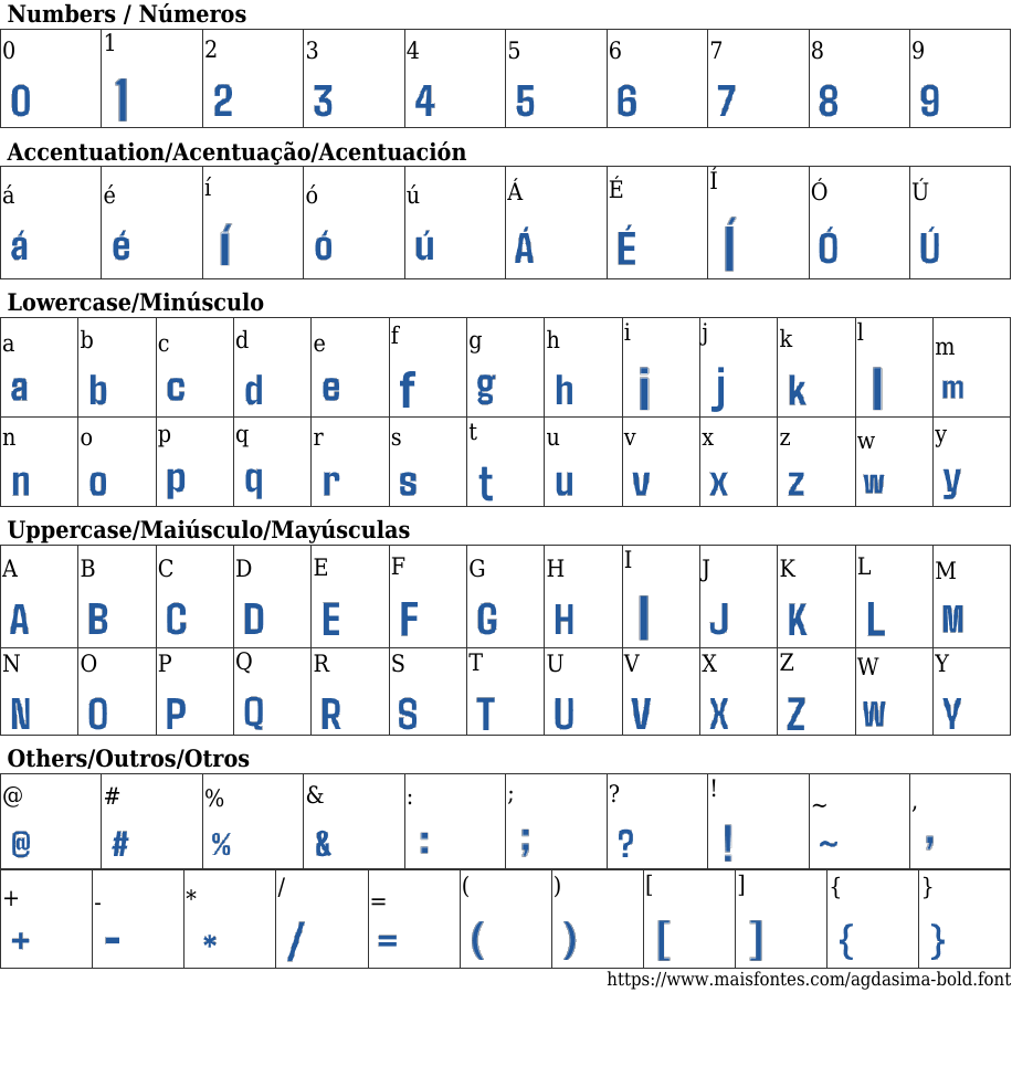 Agdasima Bold: Free Font Download | MaisFontes
