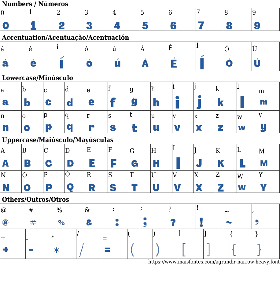 Agrandir Narrow Heavy: Download Free Font | MaisFontes