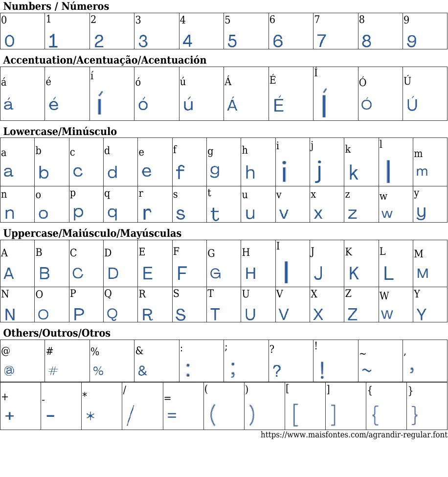 Agrandir Regular Font: Free Download | MaisFontes