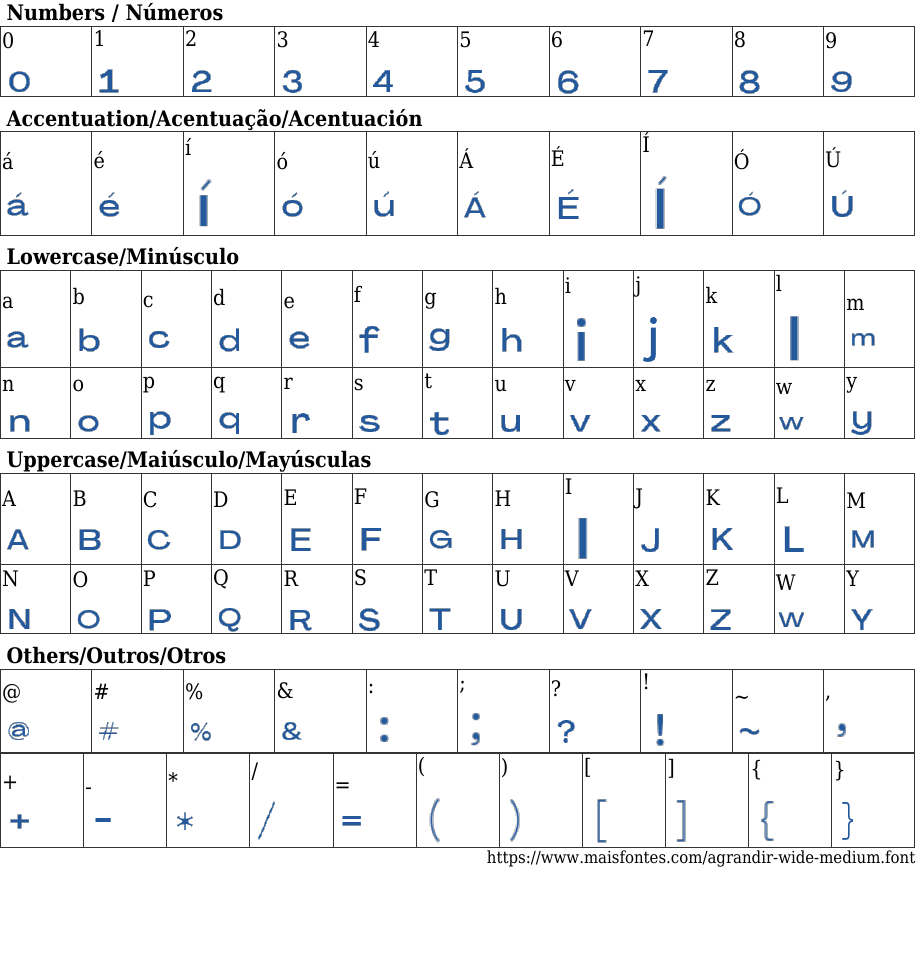 Agrandir Wide Medium: Free Font Download | MaisFontes