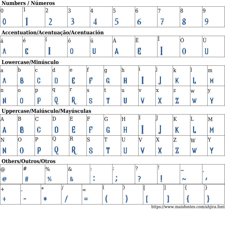 Ahjira: Free Font Download | MaisFontes