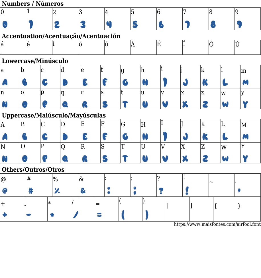 Airfool：免费字体下载 | MaisFontes