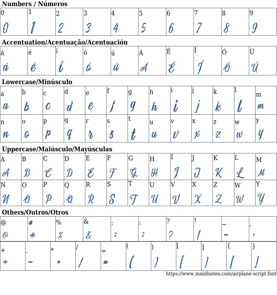 Airplane Script: Free Font Download | MaisFontes